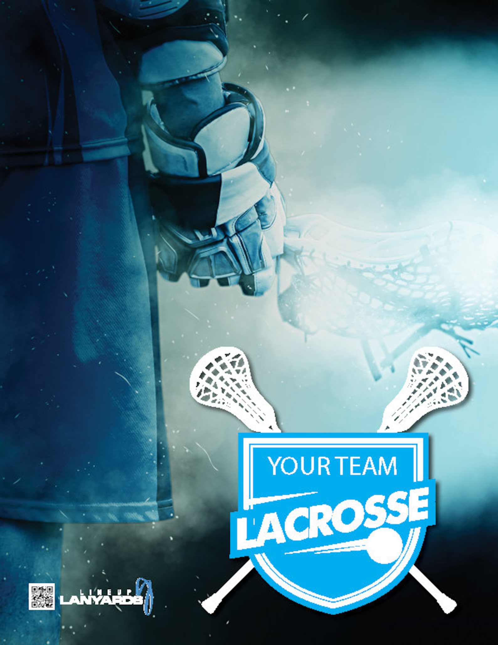 Professional Custom Lacrosse Roster Cards With Lanyards, Life Time ...