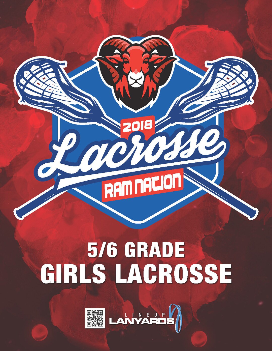 Professional Custom Lacrosse Roster Cards With Lanyards, Spot Gloss on ...