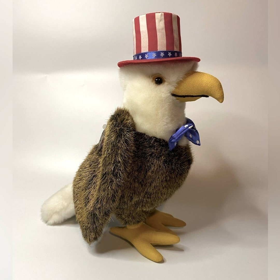Vintage Ganz Bald Eagle Plush Heritage Collection American Patriotic ...