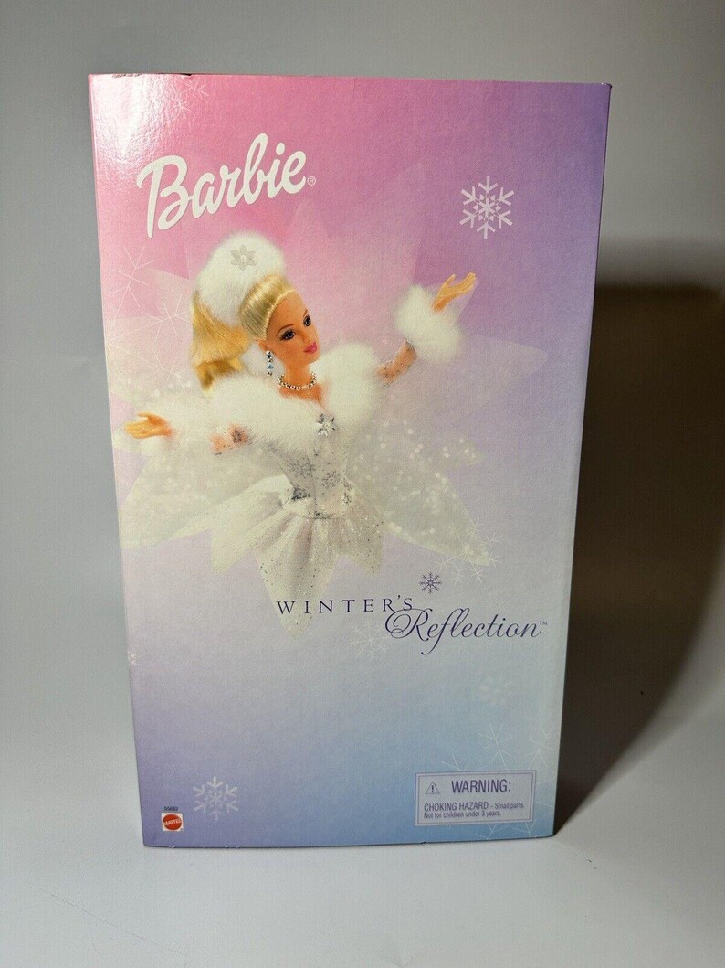 2000 Winter's Reflection Barbie Doll Mattel new Never Removed From Box ...