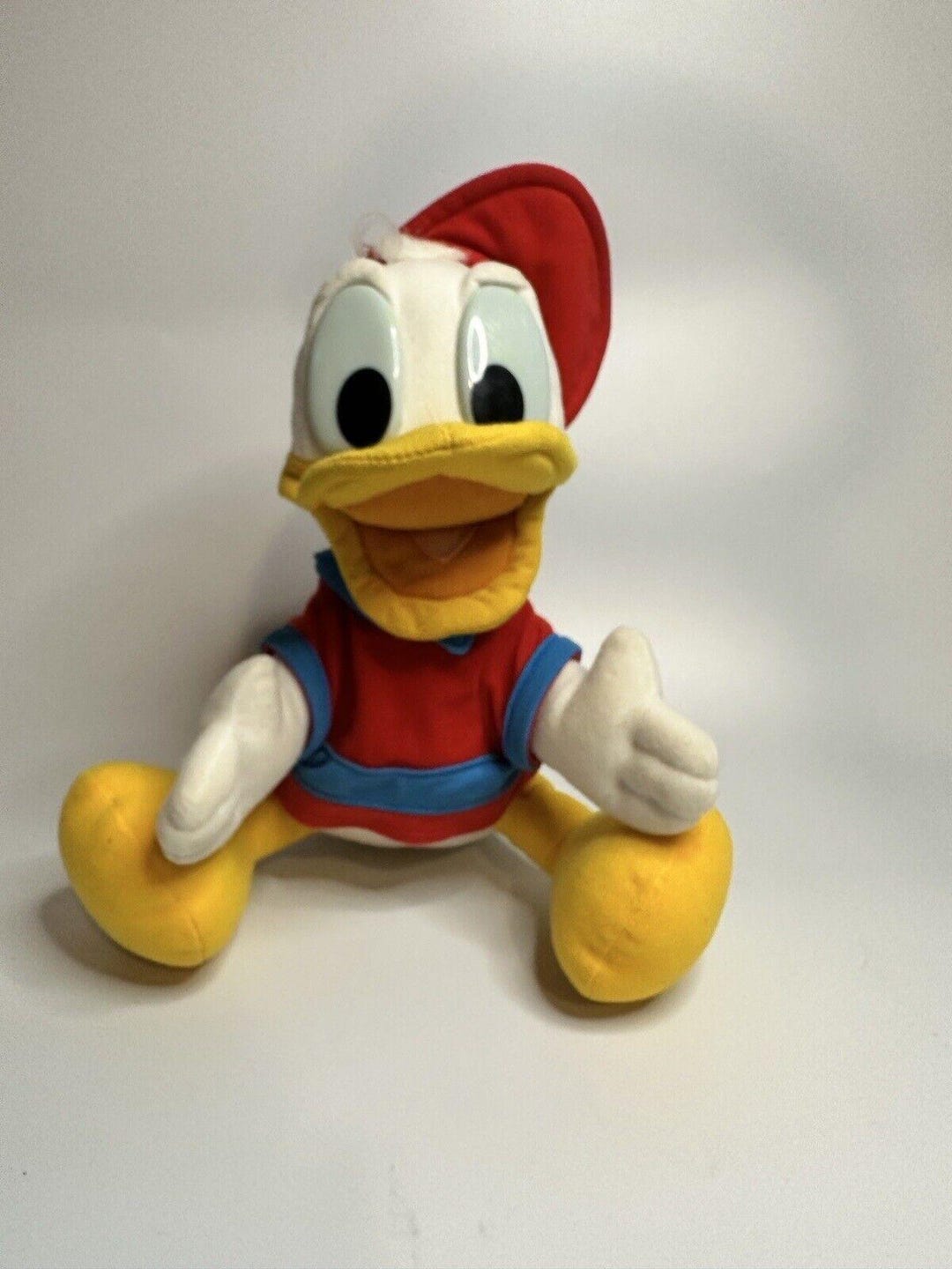 Fisher Price Disney Donald Duck Red Shirt Hat Plush Stuffed Animal Toy ...