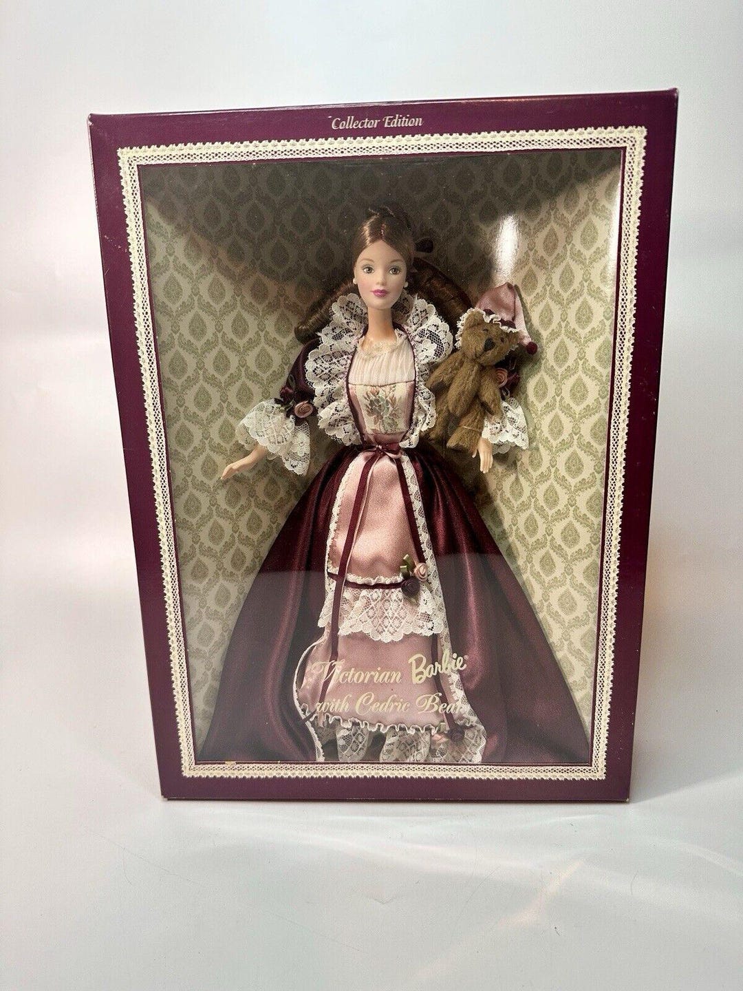 Victorian Barbie Doll With Cedric Bear Collector Edition 1999 Mattel ...