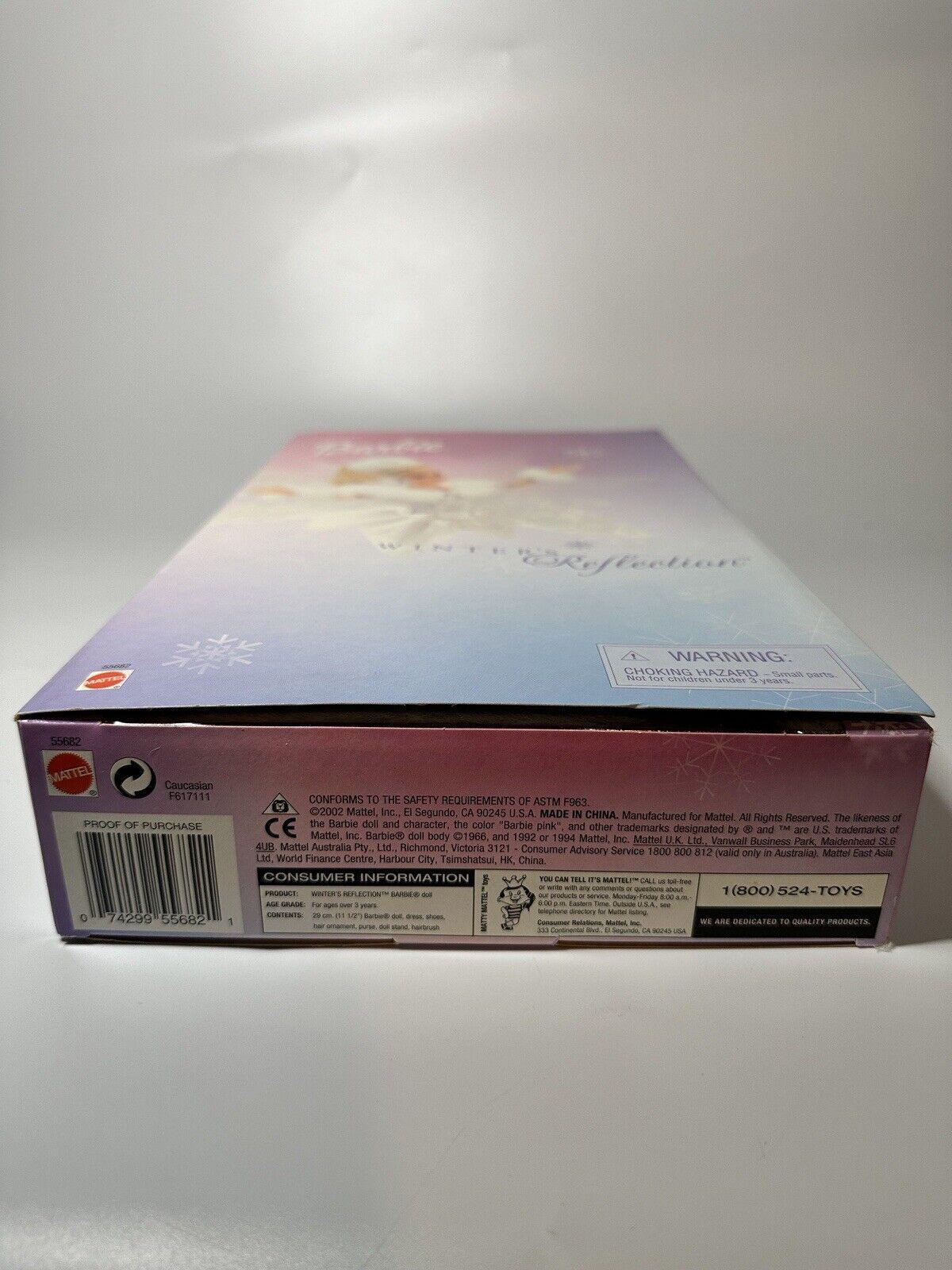 2000 Winter's Reflection Barbie Doll Mattel new Never Removed From Box ...
