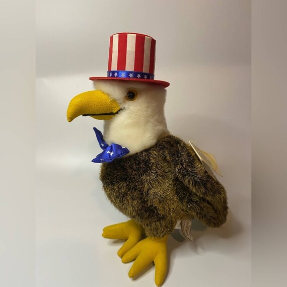 Vintage Ganz Bald Eagle Plush Heritage Collection American Patriotic Toy Rare HTF Etsy UK