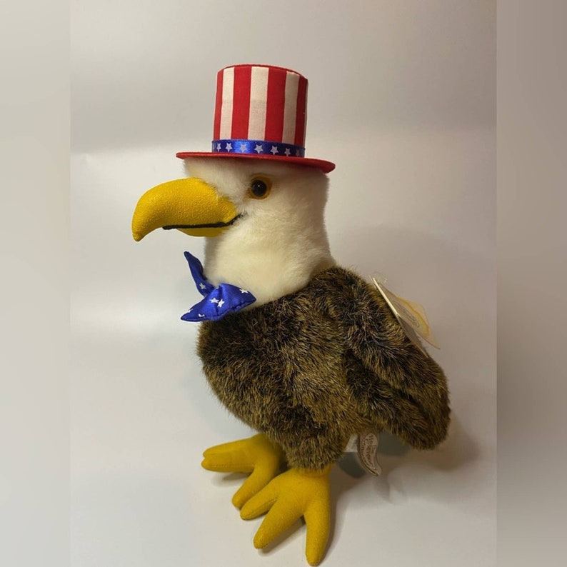 Vintage Ganz Bald Eagle Plush Heritage Collection American Patriotic ...