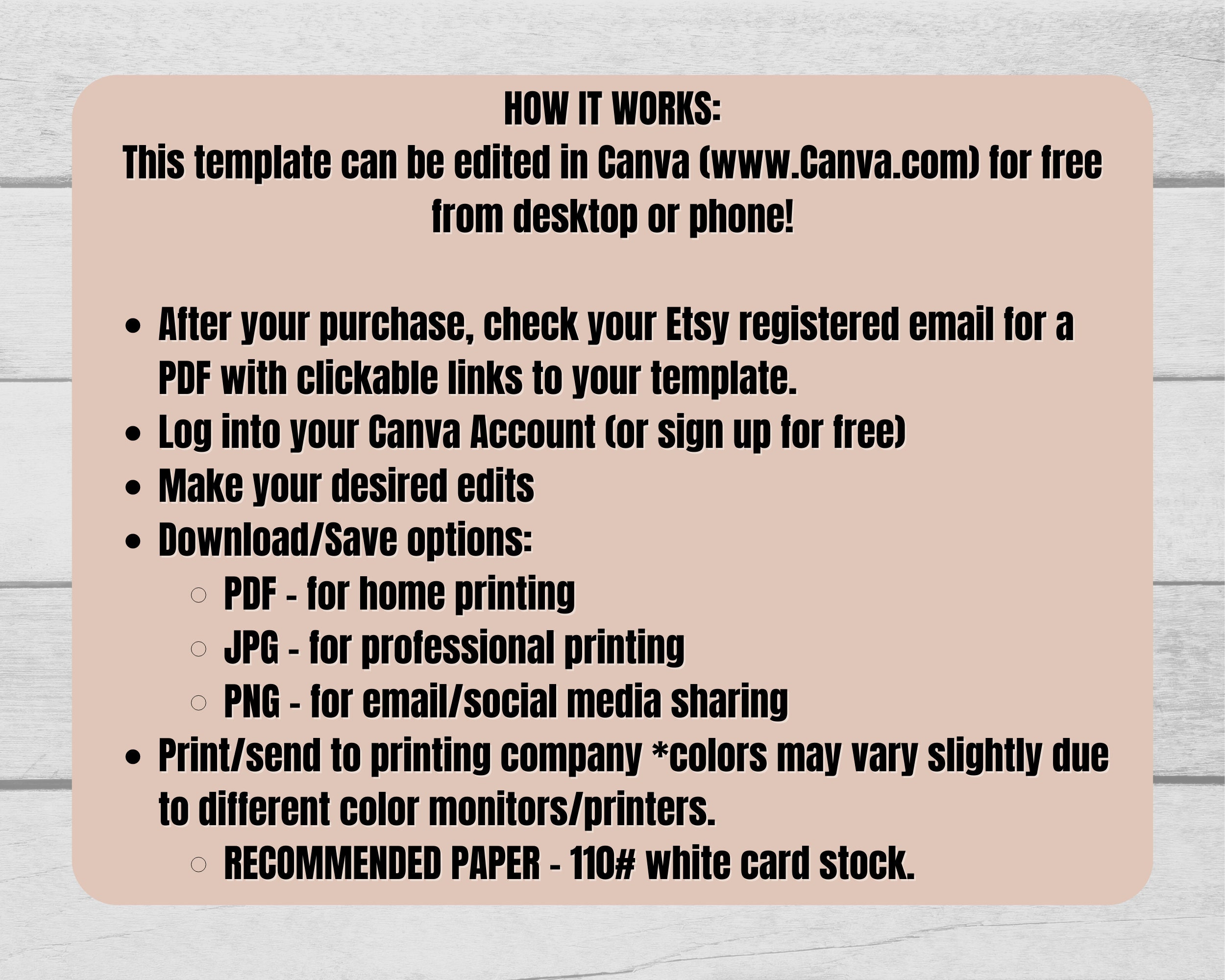 Rustic Wedding Invitation Template Rustic Floral Wedding - Etsy