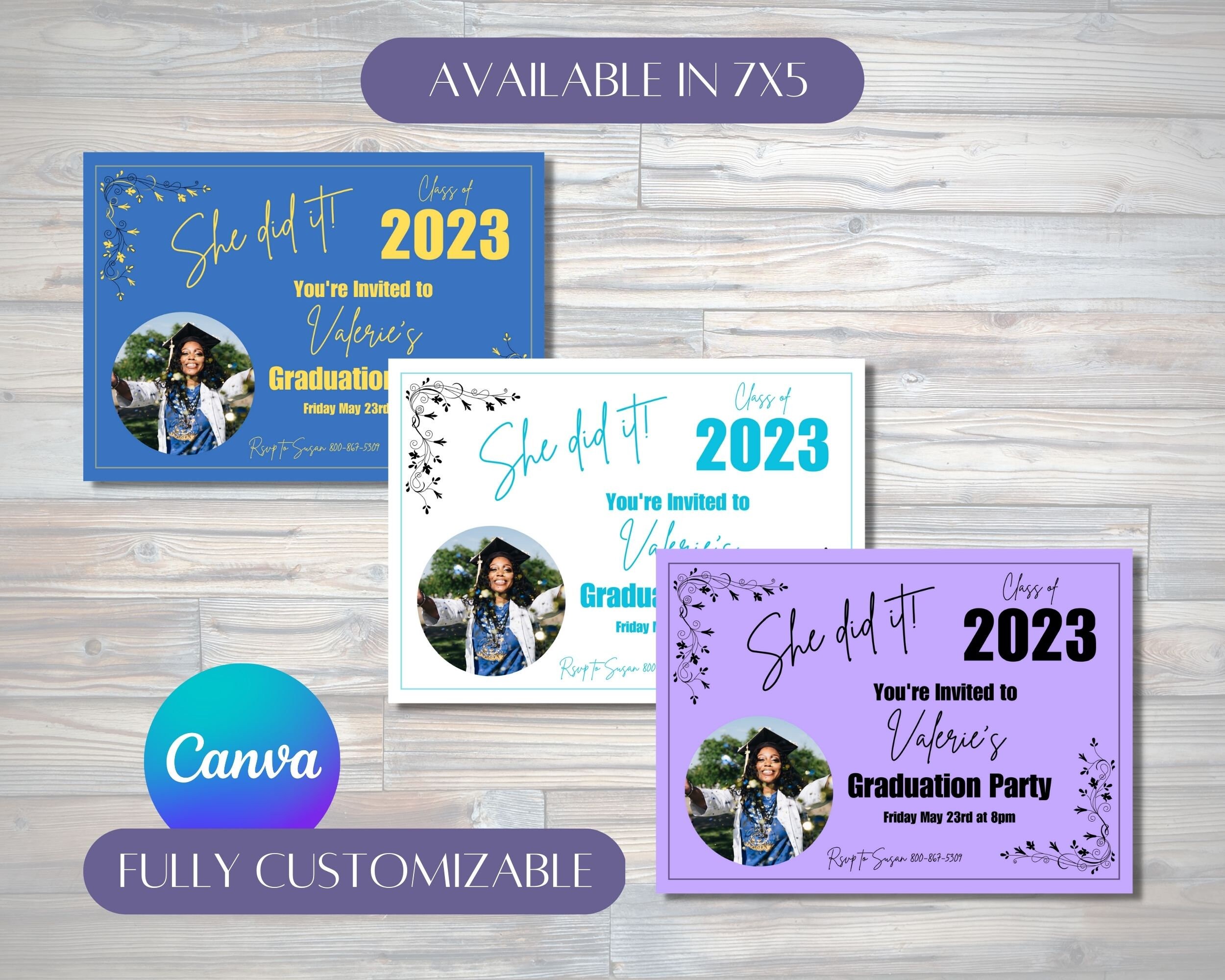 Graduation Invitation 2023, Graduation Invitation, Graduation ...