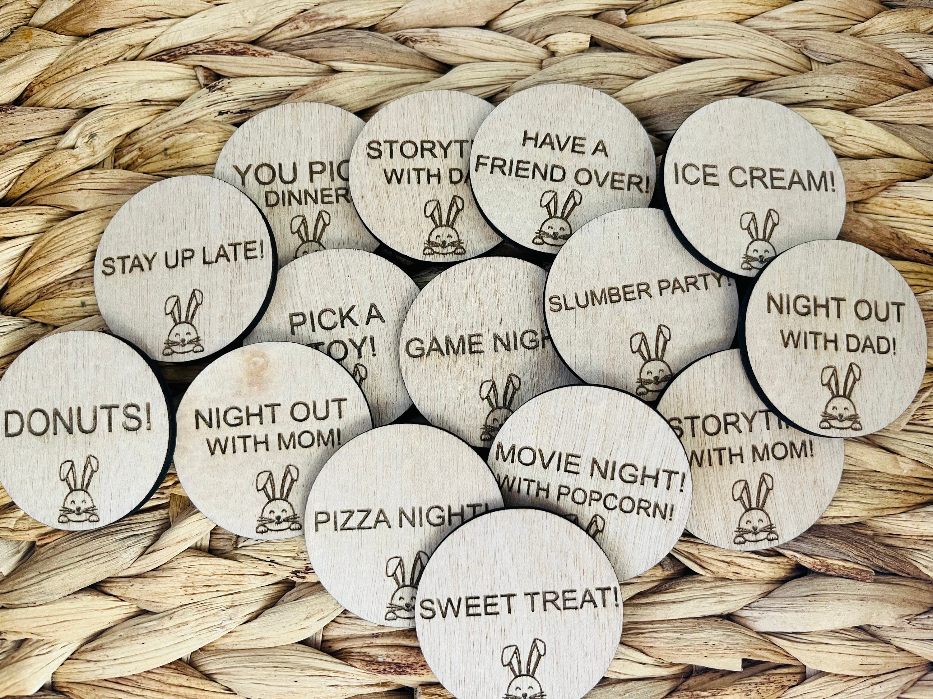 Easter Egg Tokens, Easter Egg Hunt Tokens, Easter Basket Stuffers for ...