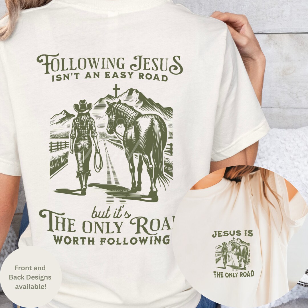 Following Jesus Western Shirt Cowgirl Gift She Humbles Herself Horse ...