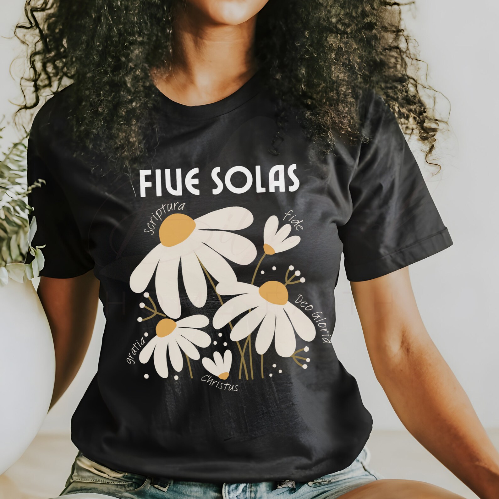 Five Solas Shirt Reformed Theology Shirt Sola Scriptura Sola Fide Sola ...