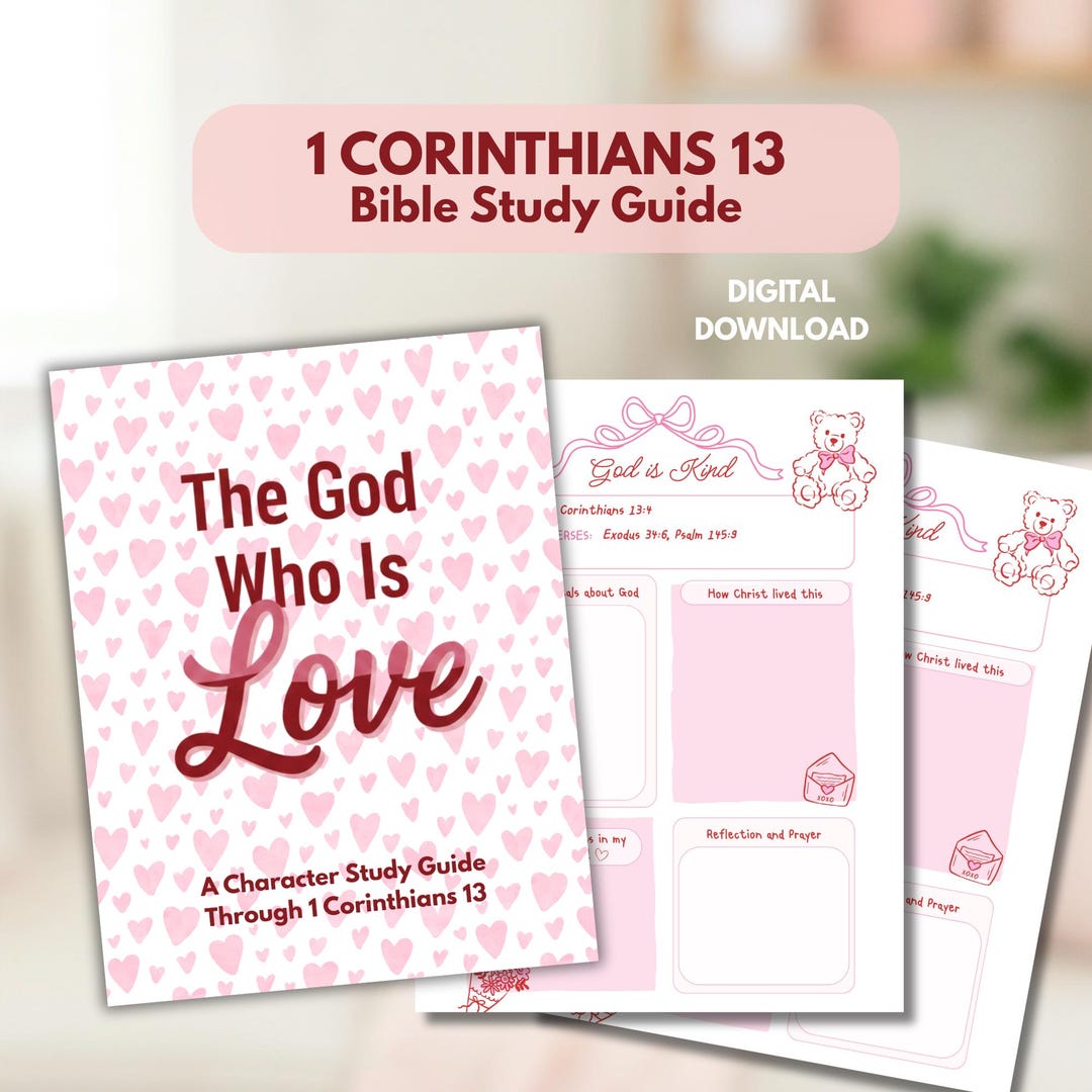 1 Corinthians 13 Bible Study Gods Love Girls Bible Study Group Youth ...