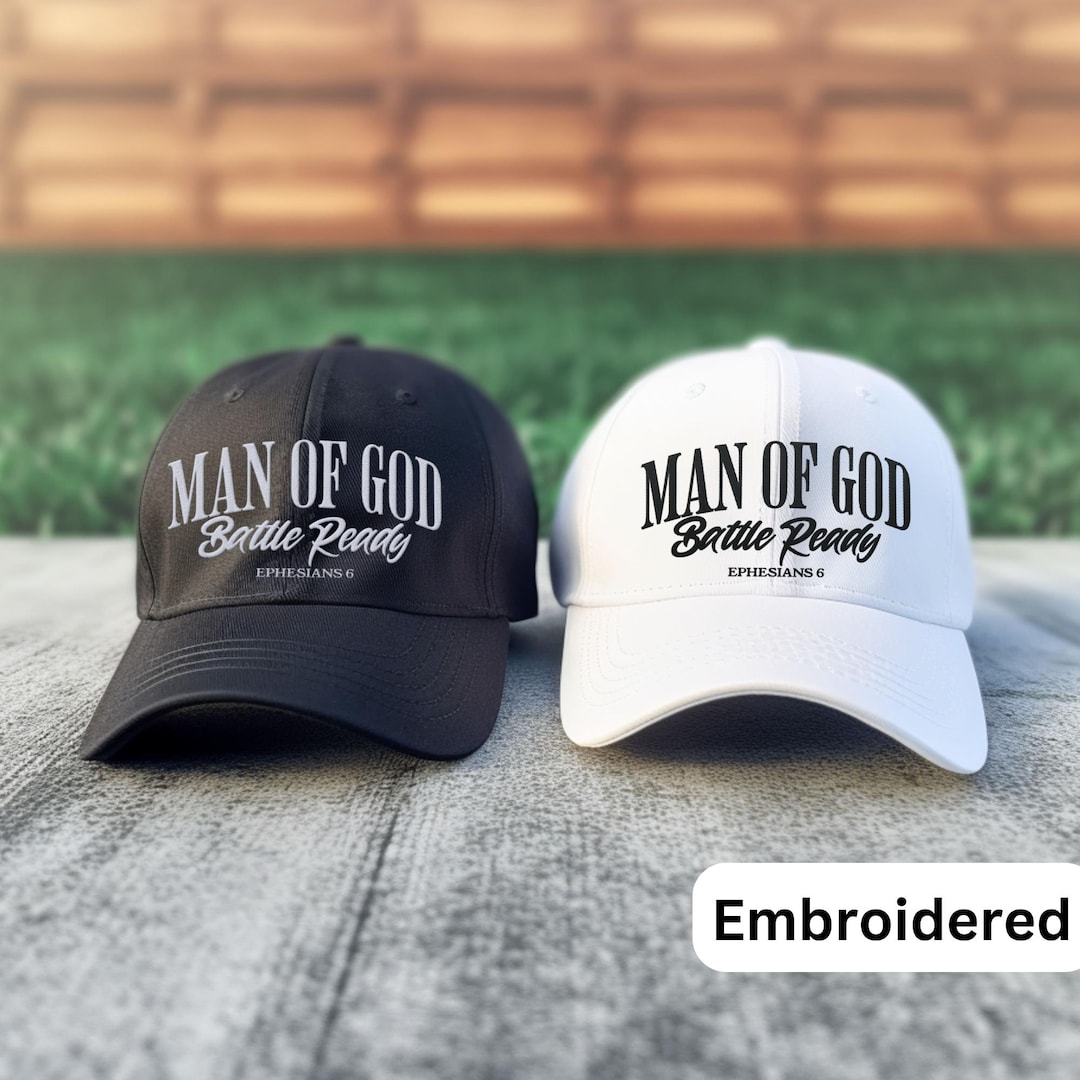 Man of God Christian Hat Armor of God Religious Cap Faith Based Gift ...