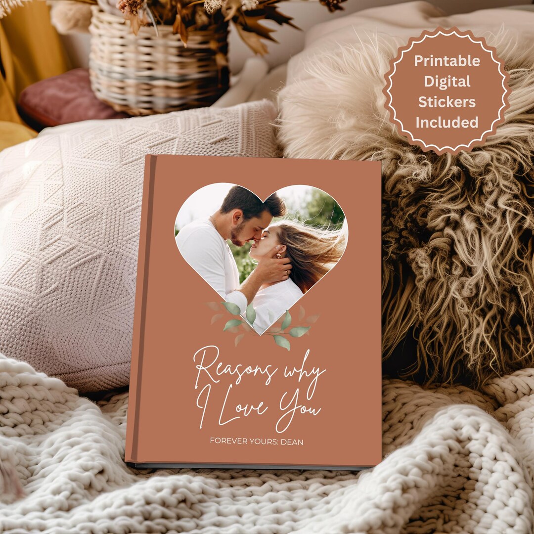Reasons Why I Love You Notebook Custom Anniversary Gift Husband ...