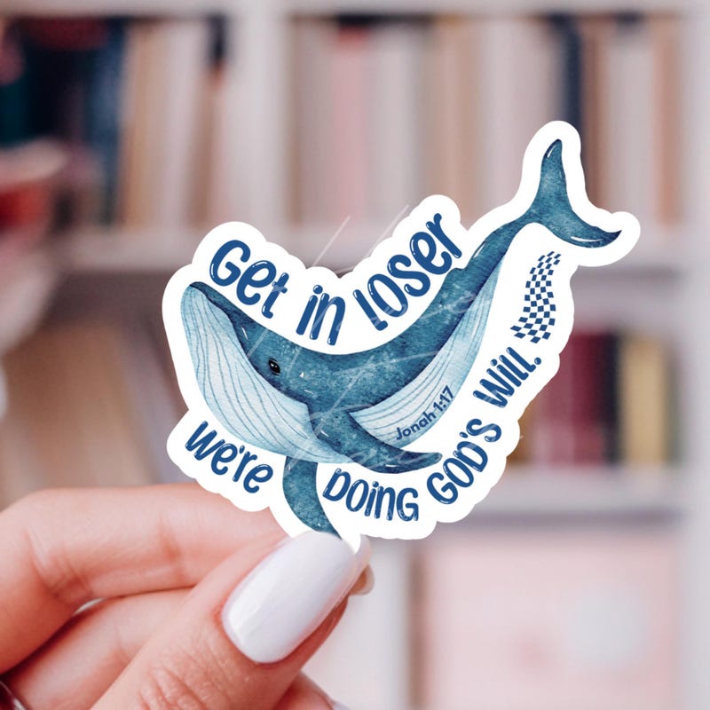 Car Sticker Get in Loser - Etsy