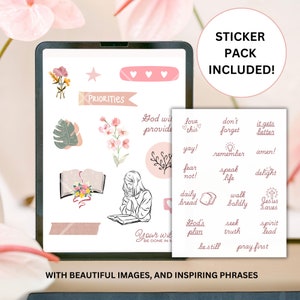 Printable Sermon Notes for Goodnotes Digital Bible Study Guide Stickers ...