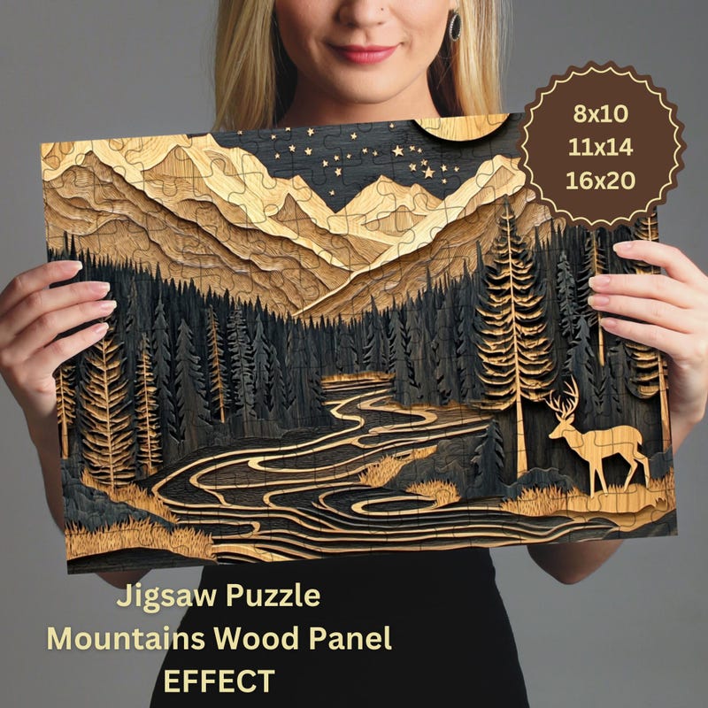 Wood Tree Puzzle - Etsy