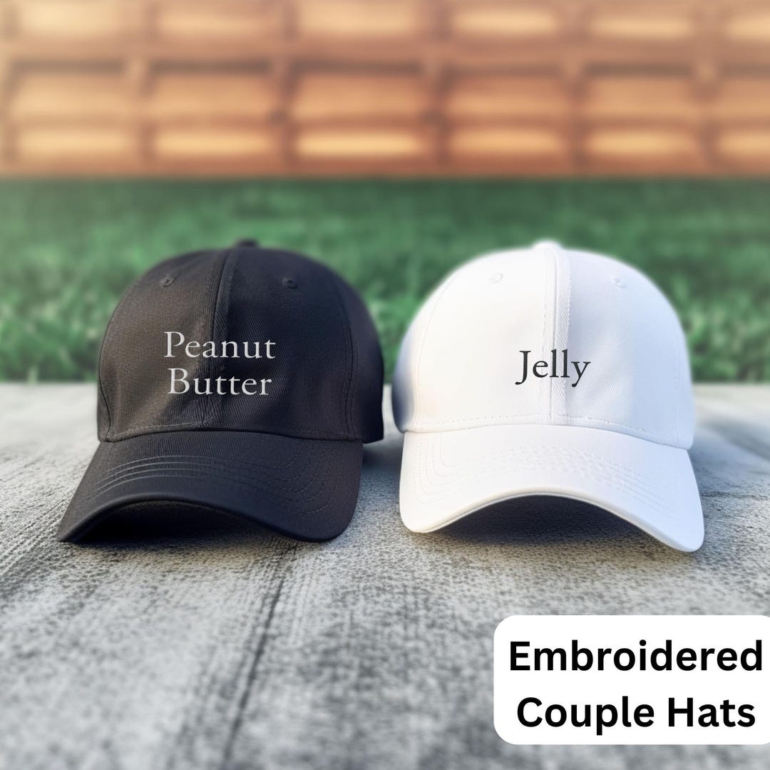 Embroidered Boyfriend Girlfriend Baseball Cap Husband Anniversary Gift ...