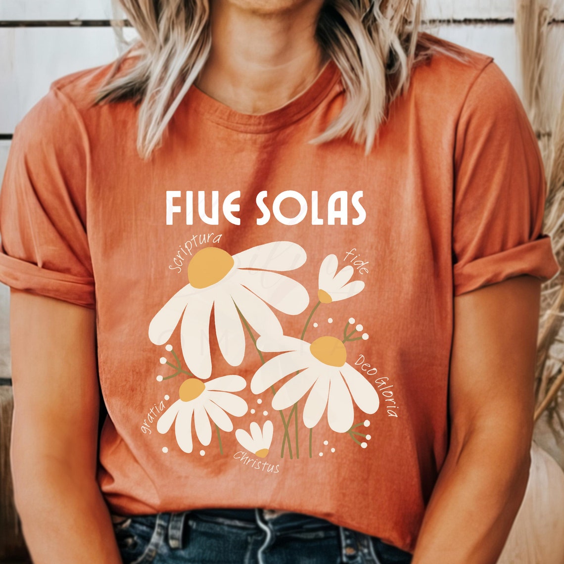 Five Solas Shirt Reformed Theology Shirt Sola Scriptura Sola Fide Sola ...
