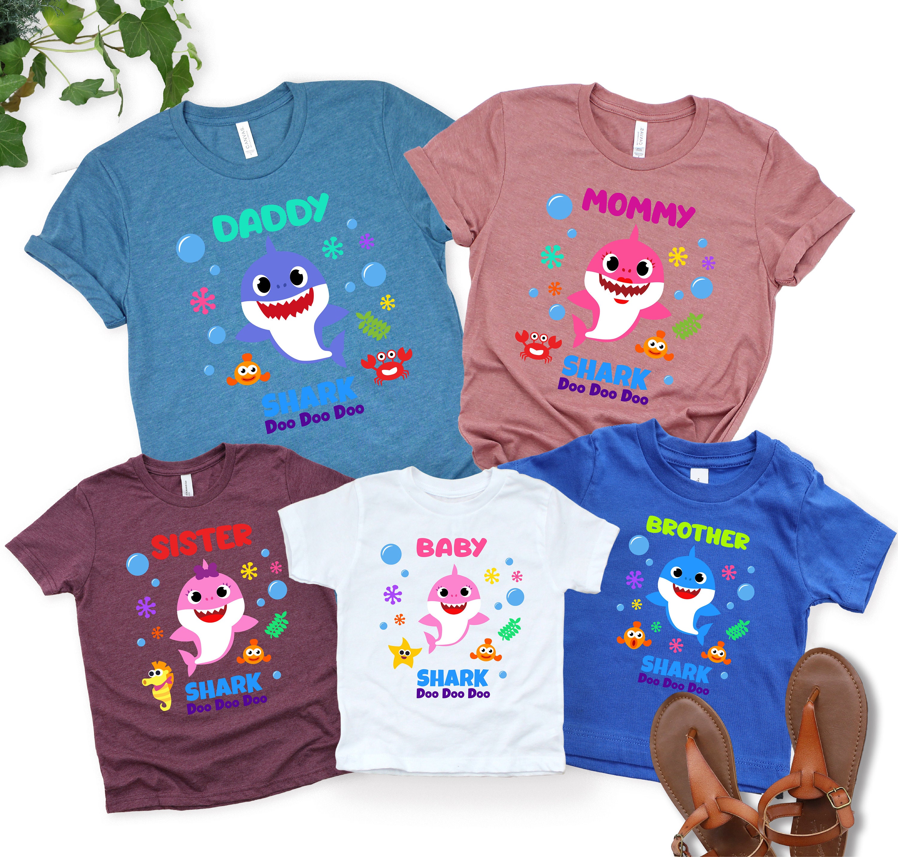 Custom Baby Shark Shirt, Baby Shark Birthday Shirt, Family Baby Shark ...