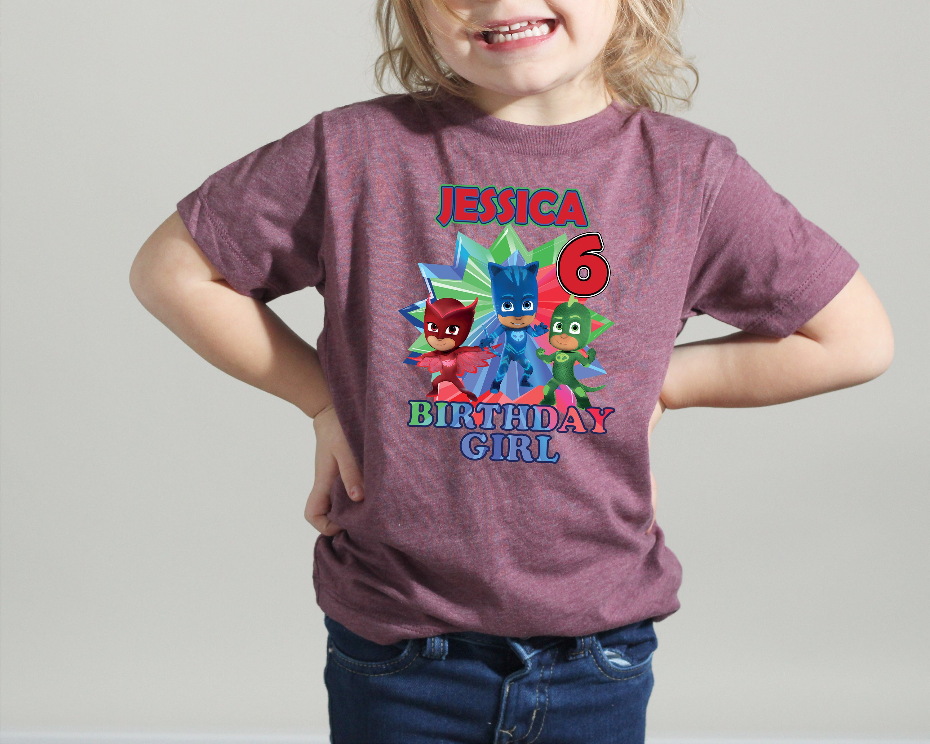 Custom PJ Masks Shirts, PJ Masks Birthday Shirts, Girl And Boy Shirt ...