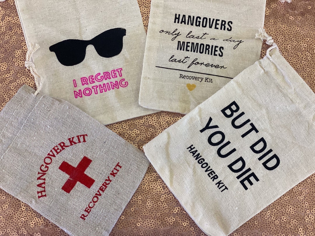 Hangover Kit Bachelorette Recovery Kit - Etsy