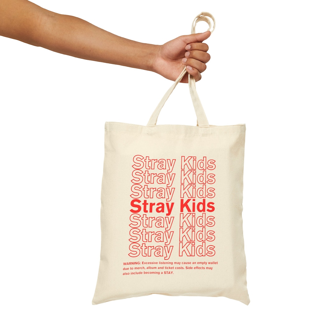 Stray Kids Canvas Tote Bag, Stray Kids Tote Bag, SKZ Tote Bag, Kpop ...