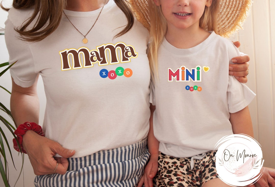 Candy Mama Mini Matching Set, Mother Daughter Shirts, Matching Mommy ...