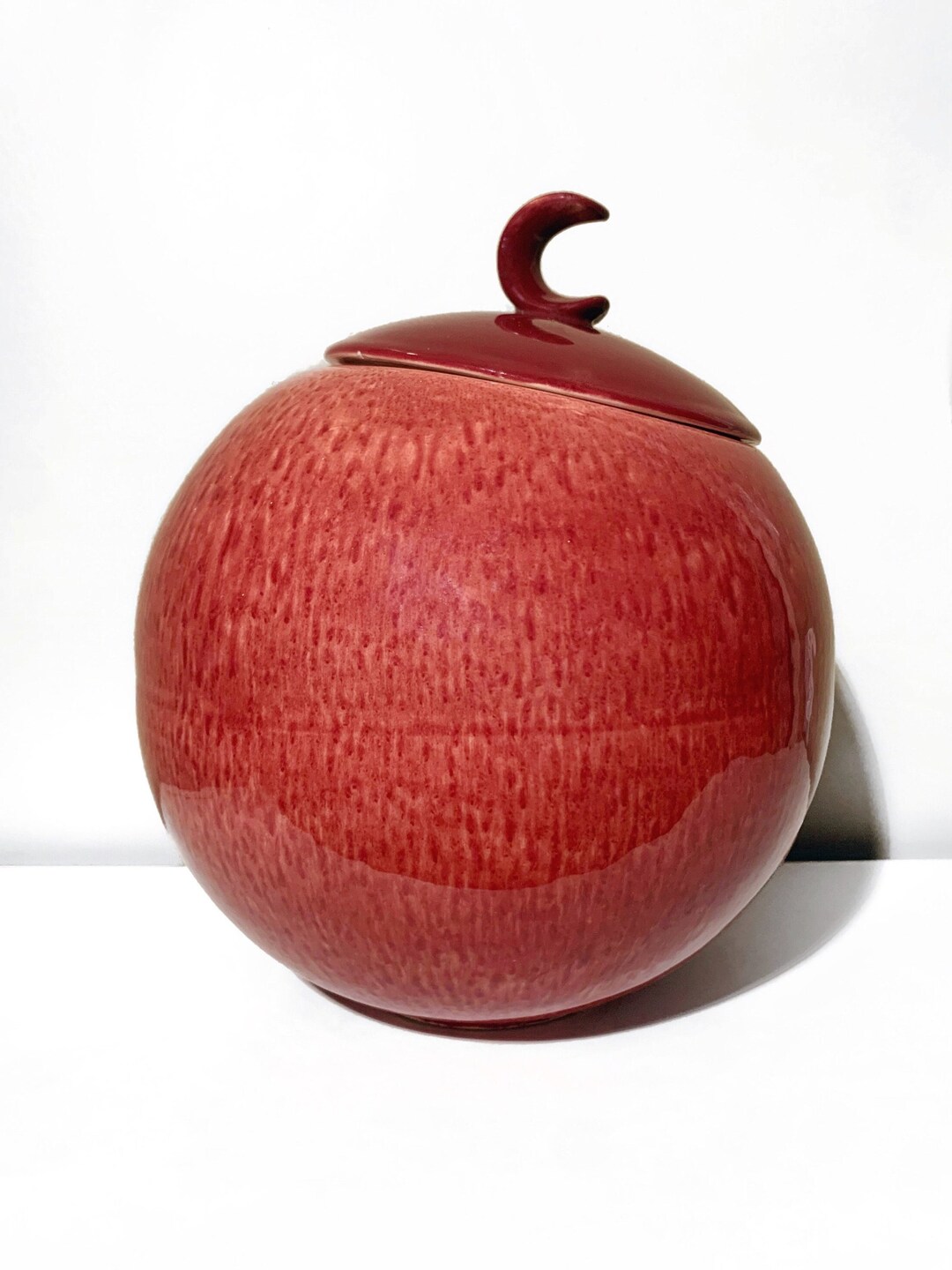 HTF Hull Pottery Cookie Jar Crescent Cookie Jar Celestial Decor 1950s ...