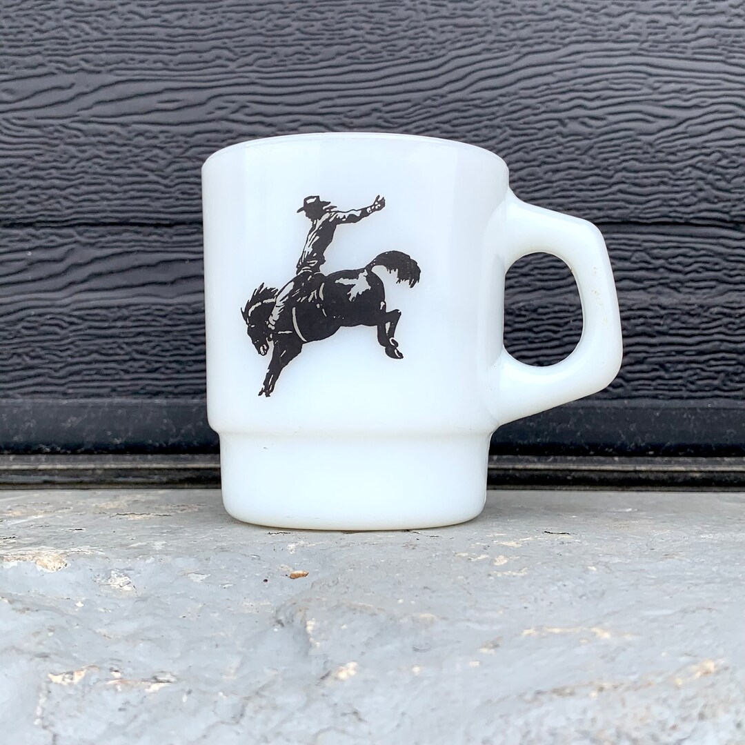 Rare Fire King Mug | Vintage Fire King | White Mug | Vintage Mugs ...