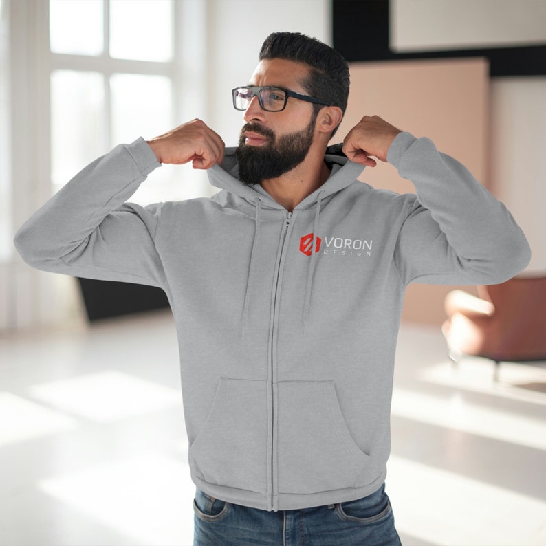Voron Design Zip up Hoodie - Etsy