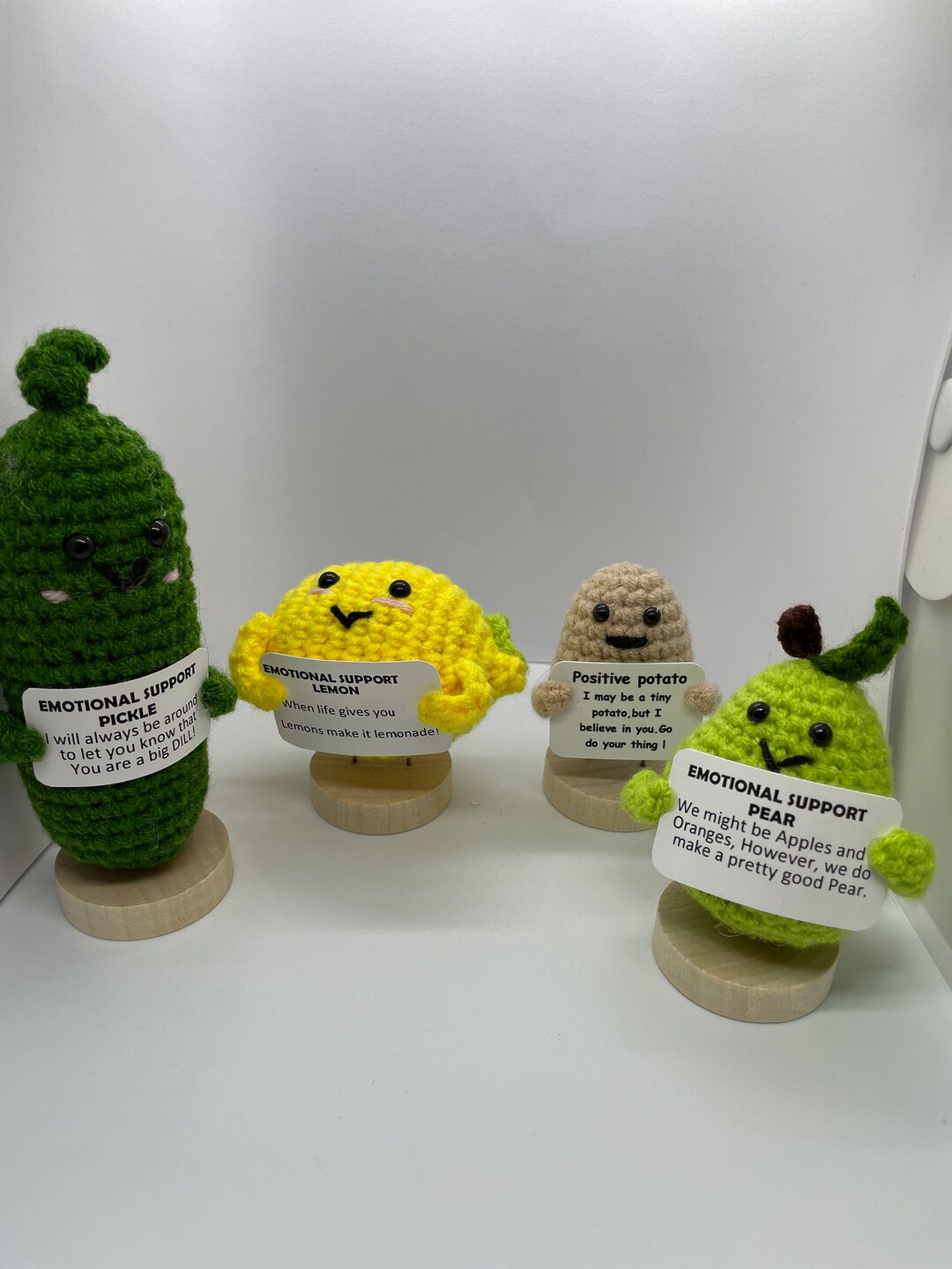 Emotional Support Pickle,positive Pickle,big Fan Pickle,handmade ...