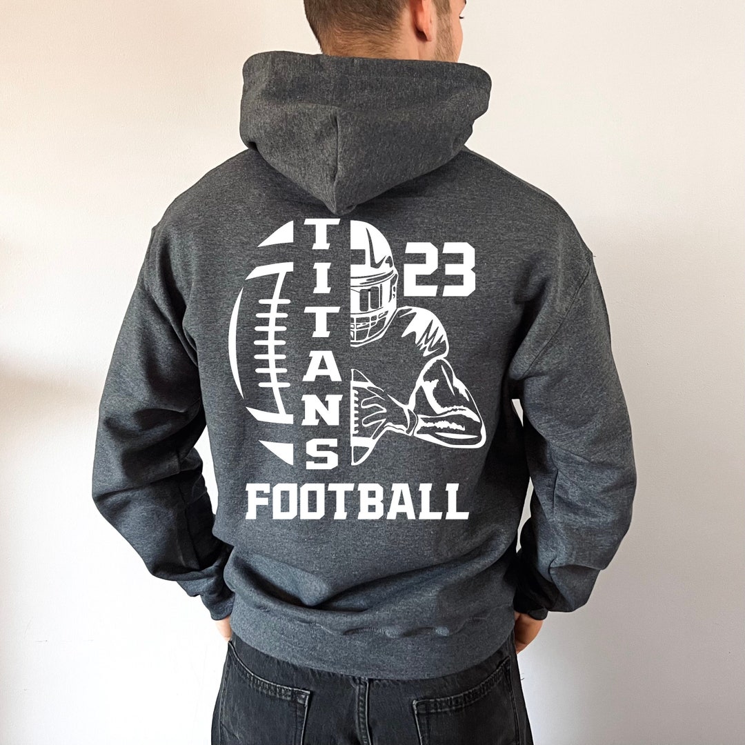 Football Dad Shirt for Game Day Custom Football Hoodie for Husband ...