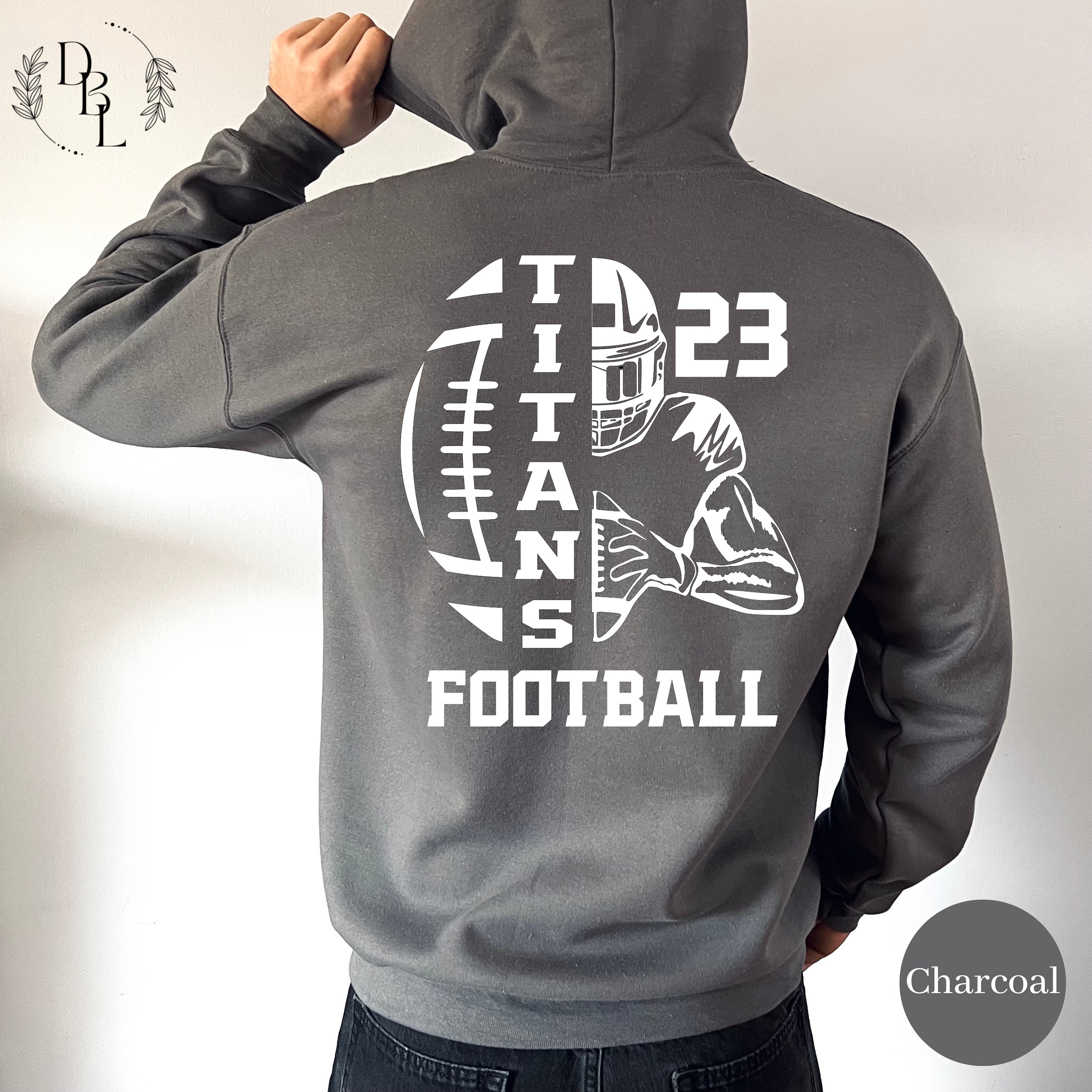 Football Dad Shirt for Game Day Custom Football Hoodie for Husband ...