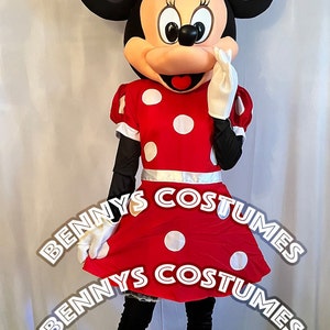 Red Dress Mrs Mouse Mascot Costume - Etsy