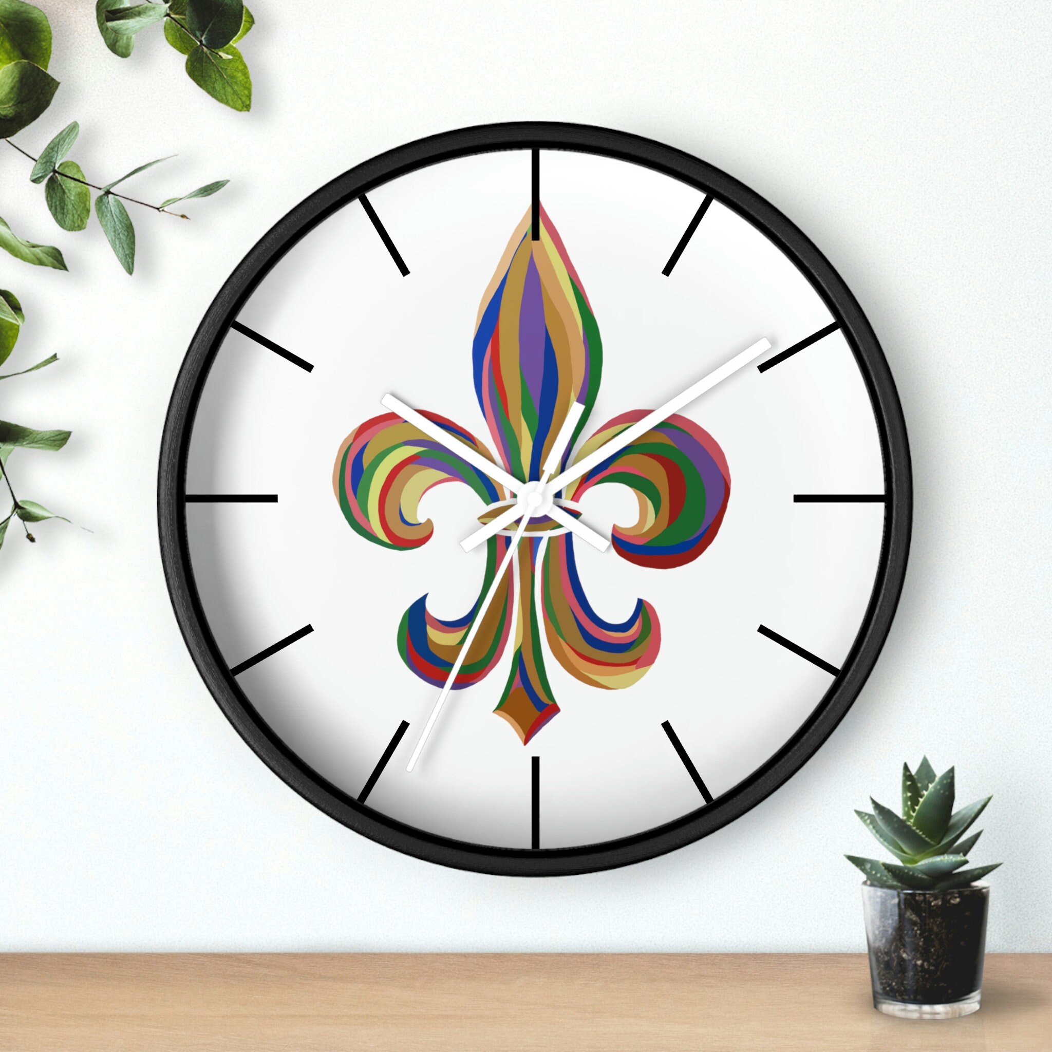 New Orleans Fleur De Lis Clock - Etsy