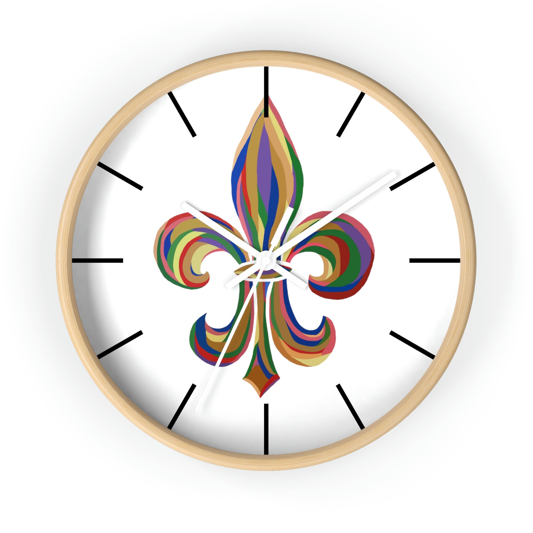 New Orleans Fleur De Lis Clock - Etsy