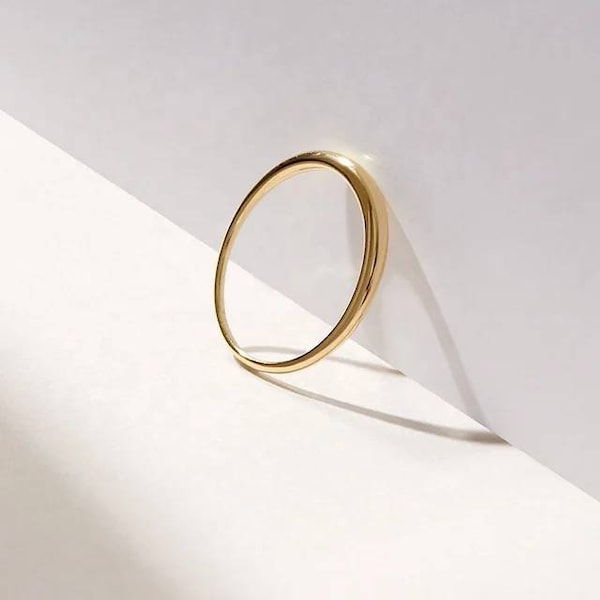 Simple Gold Band - Etsy