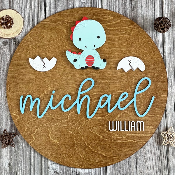 Dinosaur Name Sign - Etsy