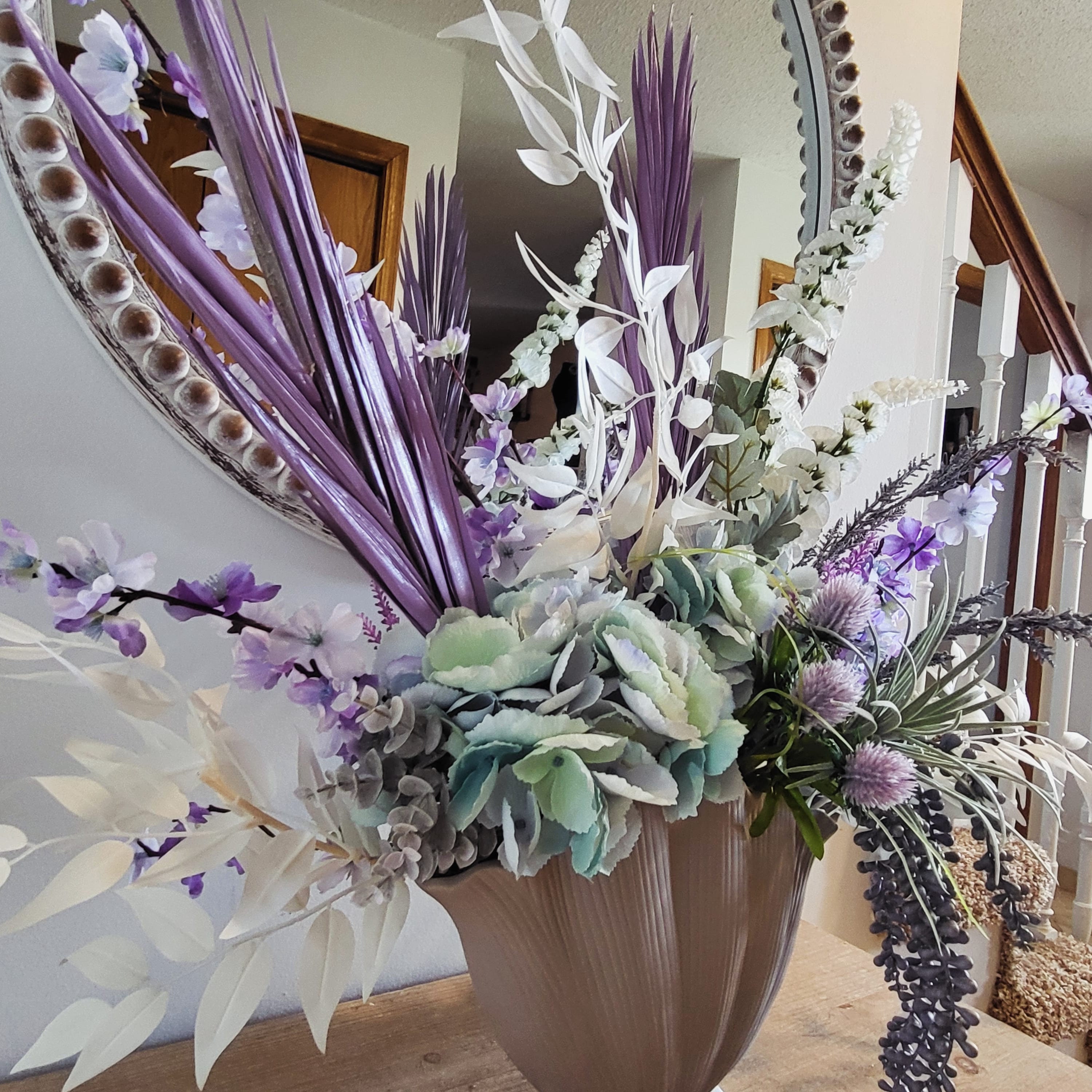 Modern Boho Beach Seashell Floral Arrangement - Etsy