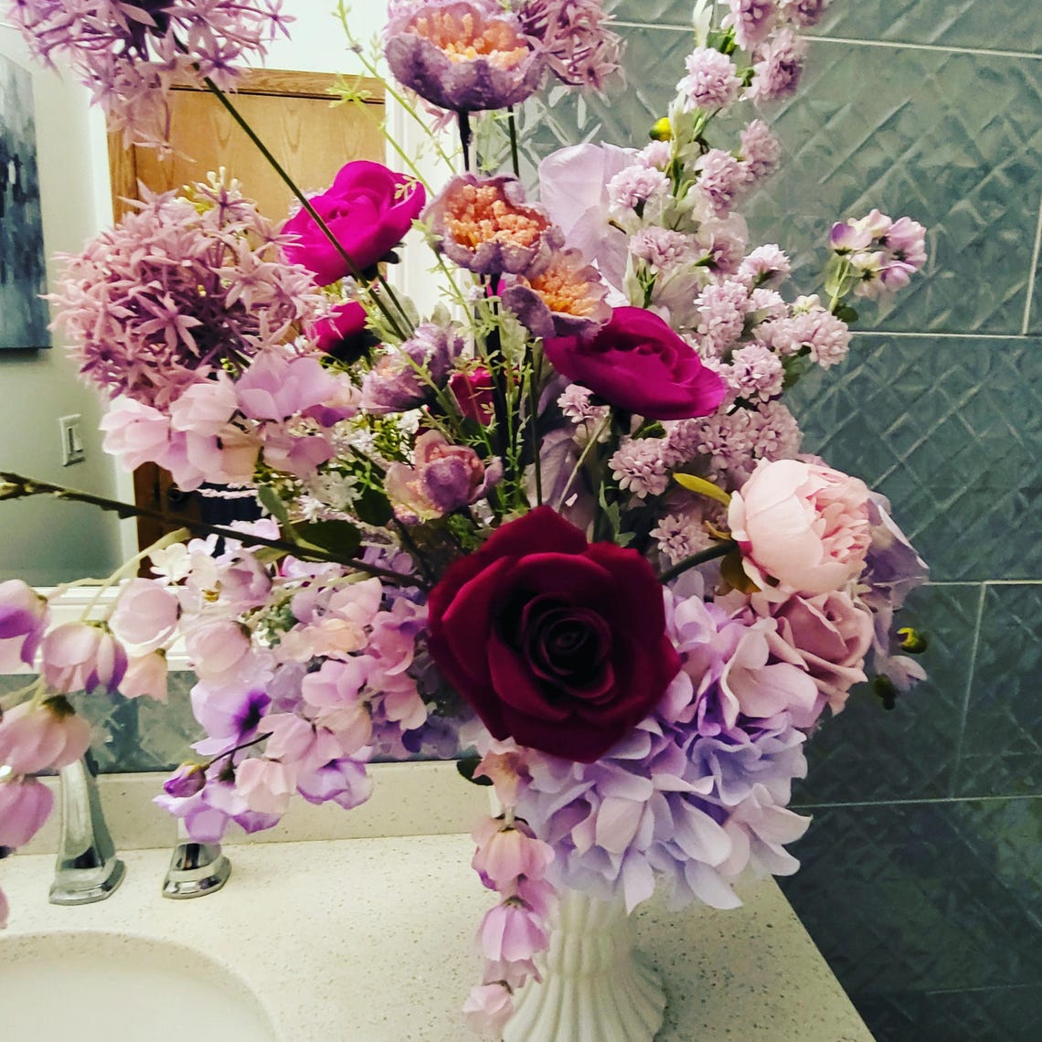XL Modern Spring French Floral Arrangement - Etsy