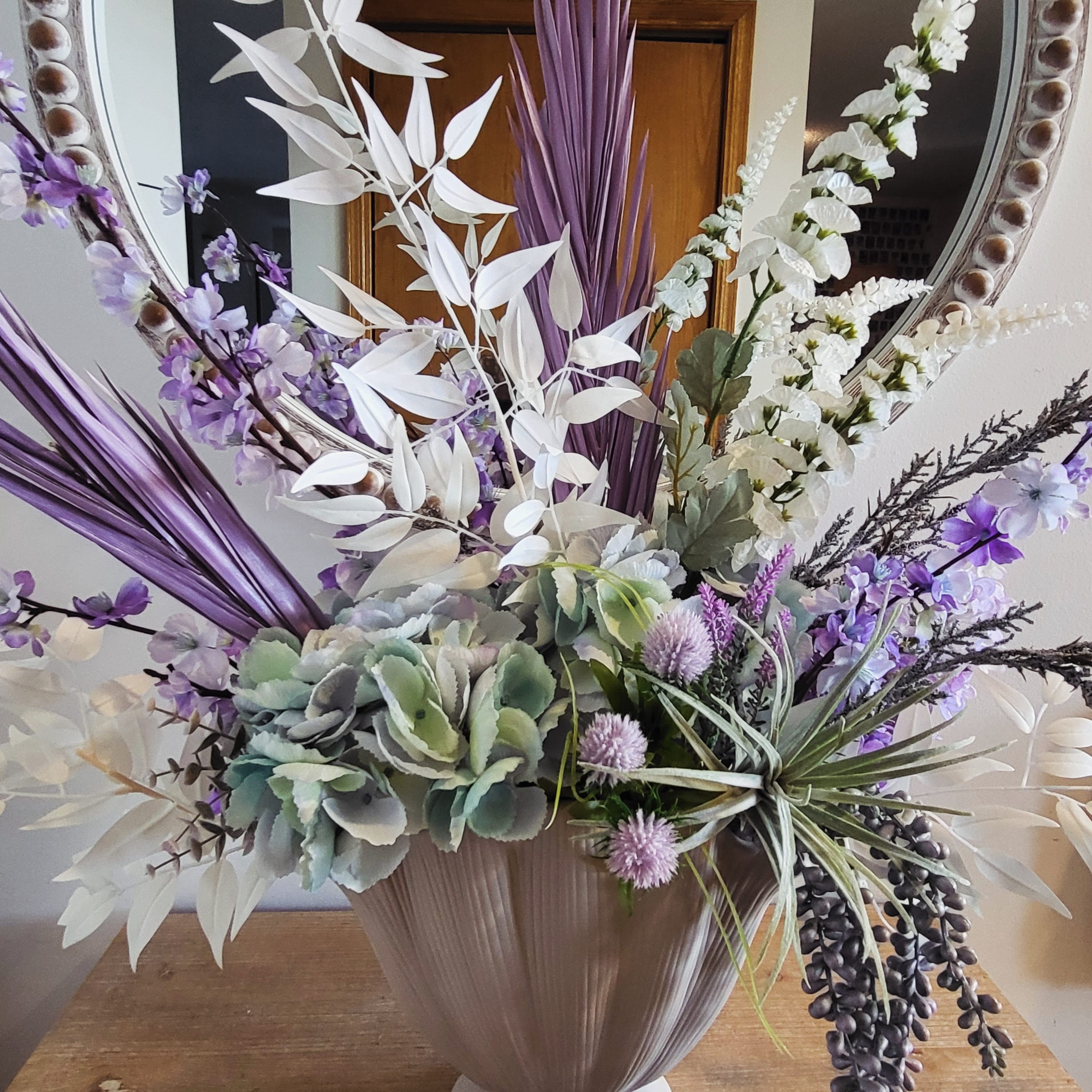 Modern Boho Beach Seashell Floral Arrangement - Etsy