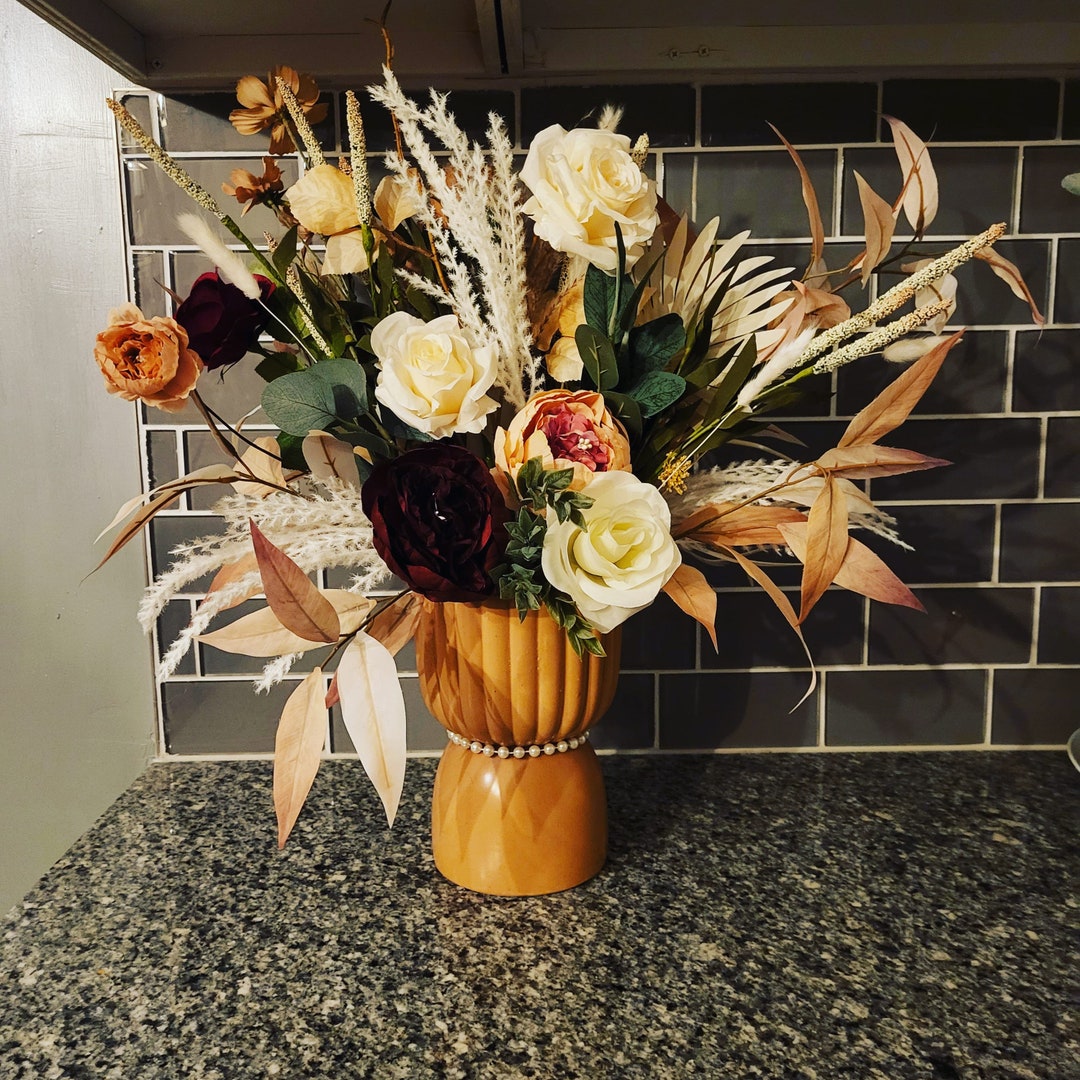 Silk Modern Boho Bombshell Arrangement - Etsy