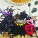 Modern Halloween Centerpiece With Lighted Pumpkin & Crown Dark Raven ...