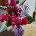 Modern Pink & Lavender Tropical Boho Floral Arrangement - Etsy