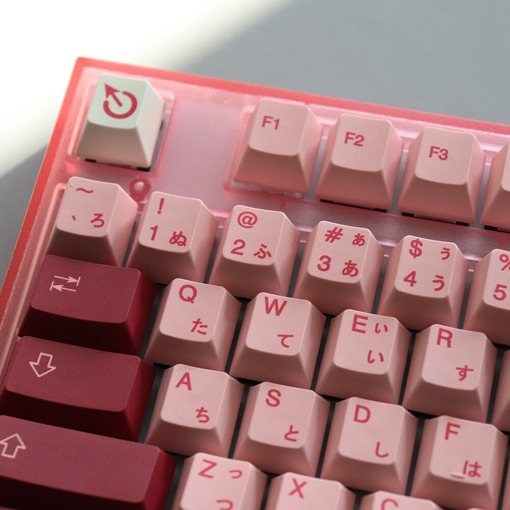 Pink/red Darling Themed Keycaps 130 Keys PBT Cherry Profile - Etsy