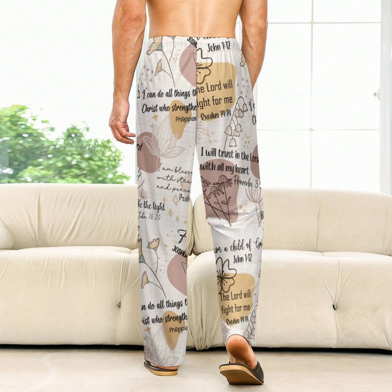 Women's Bible Scripture Pajama Pants Comfortable Sleepwear for Home ...