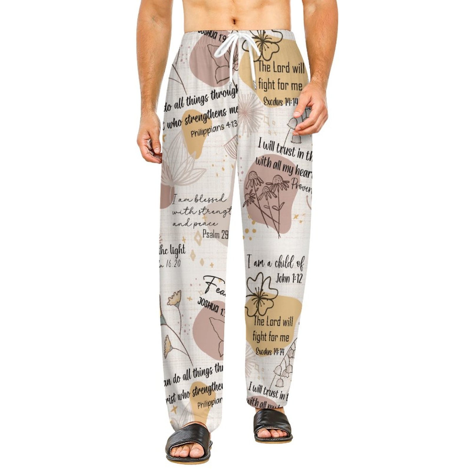 Women's Bible Scripture Pajama Pants Comfortable Sleepwear for Home ...