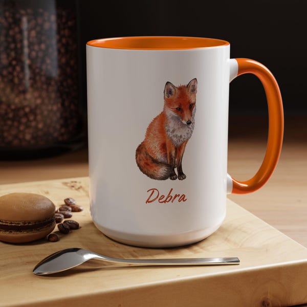 Fox Mug - Etsy