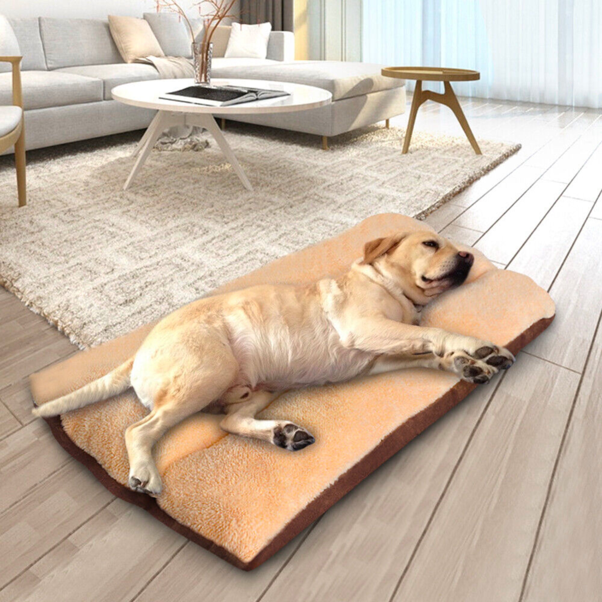 Large Pet Dog Bed Soft Warm Washable Cushion Pillow Mattress Puppy Mat ...