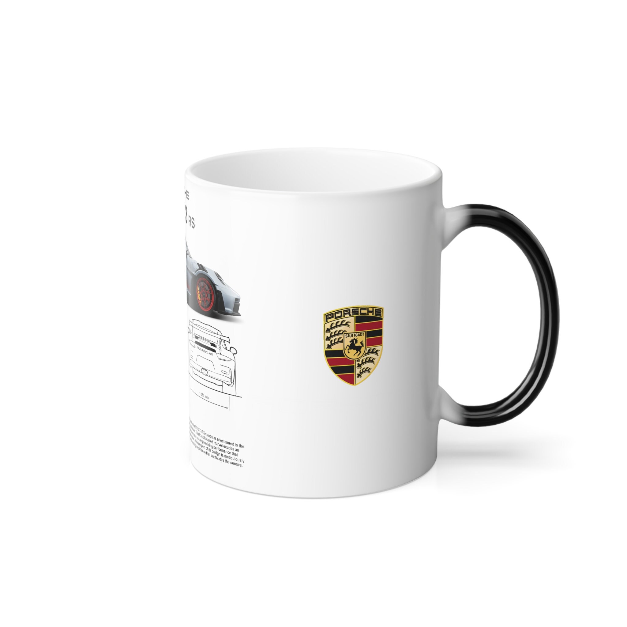 Porsche 992 GT3 RS Premium Ceramic Coffee Mug Unique Design Drinkware ...